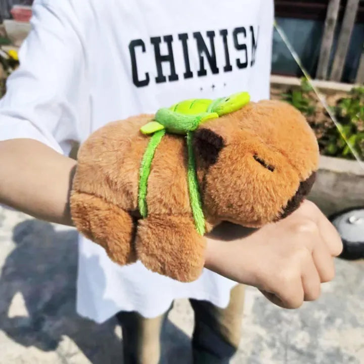 Capybara Hug Slap Bracelet Stuffed Plush Toy Kawaii Capibara Arm Dolls ...